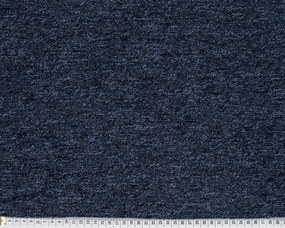 Associated Weavers, Metrážový koberec Medusa 77, na míru, šíře 4m, modrá, ab (mřížka), chodba / předsíň