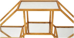 Patrová kovová police v přírodní barvě 92 cm Zariah – Premier Housewares
