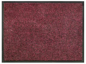 Červená vnitřní čistící pratelná vstupní rohož FLOMA Express - 40 x 60 x 0,7 cm