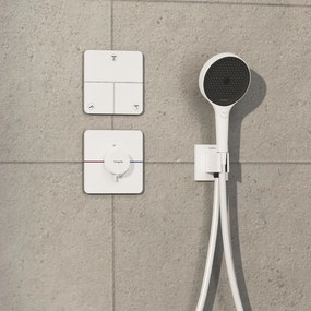 Hansgrohe ShowerSelect Comfort Q - Termostat pod omítku, bílá matná, HAN-15588700