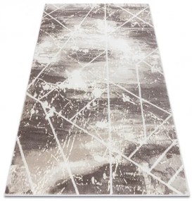 Dywany Łuszczów, Kusový koberec Core 1818 Geometric ivory/white, 80x150, béžová, chodba / předsíň