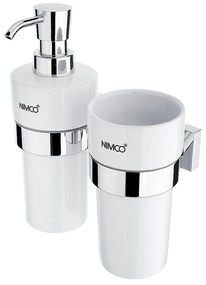 Nimco Keira - sklenka a dávkovač tekutého mýdla (KE 2205831KN-26)
