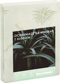 Chránič na matrace 90x200 Aloe Vera prošívaný polský Strefa Spania