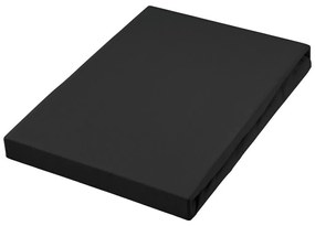 XXXLutz ELASTICKÉ PROSTĚRADLO, žerzej, černá, 150/200 cm Fleuresse - Prostěradla - 0032730030