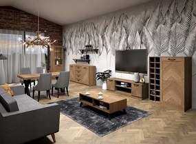 Casarredo - Komfort nábytek Komoda MIRI 45 3D dub rustikální
