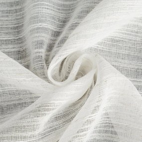 ZÁCLONA NA KROUŽČÍCH ARIA 140X250 CM KRÉMOVÁ