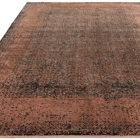Tribeca Design Kusový koberec Trigger Terracotta Black Rozměry: 160x230 cm