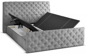 Elegantní čalouněná postel MADRID 140x200 cm Solid 1