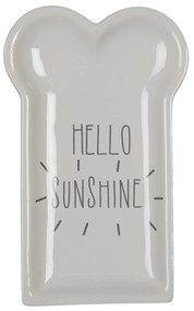 Keramický talířek Hello Sunshine - 10*17*2 cm