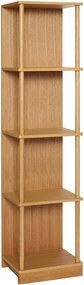 Regál v dekoru dubu v přírodní barvě 45x180x37 cm Noblesse – Hübsch
