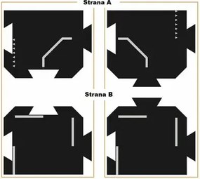 TODDLEROAD 2034 - KŘIŽOVATKY - flexibilní silnice - 2 silikonové puzzl