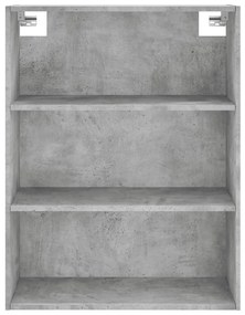 Skříň highboard betonově šedá 69,5x34x180 cm kompozitní dřevo,  3189969
