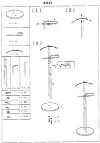 Kondela Věšák, němý sluha, chrom / buk, ELO