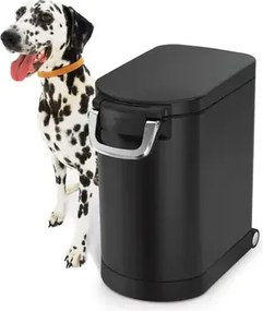 Simplehuman CW1887 černá ocel / Kontejner na krmivo / 25 l / vzduchotě