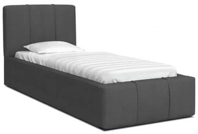 Luxusní postel FLORIDA 90x200 s kovovým zdvižným roštem GRAFIT