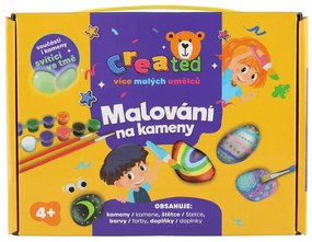 Teddies Malování na kameny/oblázky svítící ve tmě s barvami a štětci Created