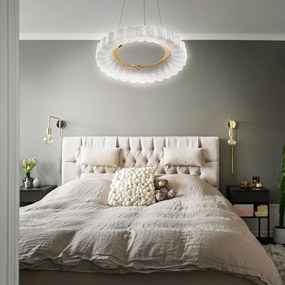 Toolight Toolight, LED stropní svítidlo 40cm, 24W, 4000K, 2500lm, MS018-CP, růžové zlato, OSW-09630