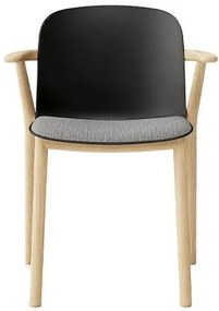 INFINITI - Židle RELIEF s čalouněným sedákem a područkami