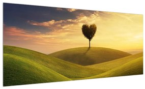 Zamilovaný obraz stromu (100x40 cm)