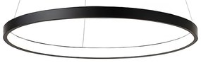 Toolight Toolight, LED závěsné osvětlení 80cm LHJ012-CP, černá matná, OSW-50045