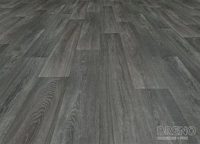 Breno PVC XTREME Pure Oak 946E – tmavě šedé dřevo, šíře 400 cm
