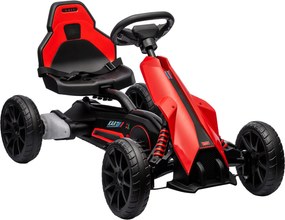 HOMCOM Elektrický Go-Kart pro Děti 3-8 Let s 12V Baterií, Nastavitelná Rychlost 3-5 km/h a Bezpečnostním Pásem, Nosnost 30 kg, Venkovní Použití, 100x…