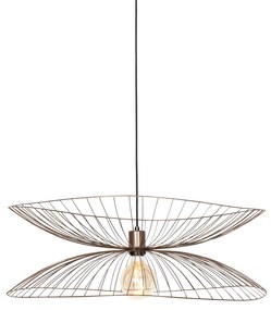 Designové závěsné svítidlo bronzové 66 cm - Pua