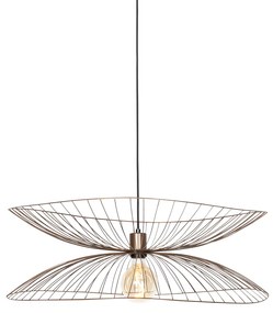 Designová závěsná lampa bronzová 66 cm - Pua