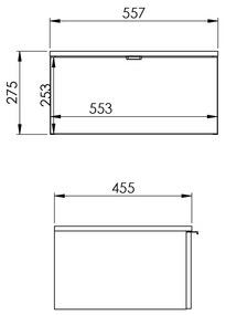 Elita Indus, SZAFKA INDUS 60 1S FOREST GREEN MATT DO STELAŻE, ELT-168749