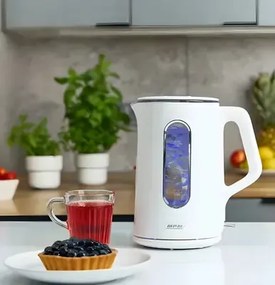 MPM MCZ-126/B bílá / Rychlovarná konvice / 1,5 l / plastová