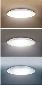 LED stropní světlo odolné vůči vlhkosti WO824 - průměr 38 cm, bílá