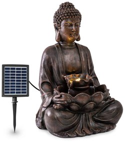 Dharma, solární fontána, LED, 48 × 72 × 41 cm (Š × V × H), polyresin