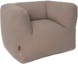 Jollein Křeslo dětské Beanbag Teddy Warm Sand / od 12 měsíců / 40×46×3