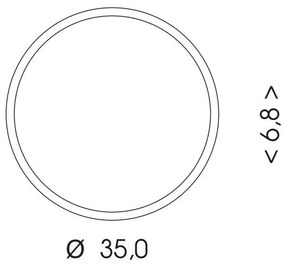 Ecolite WMAT350-25W/BI - LED Stropní svítidlo MARTIN LED/25W/230V IP65 bílá