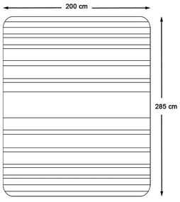 Piknik deka, 2x2,85 m