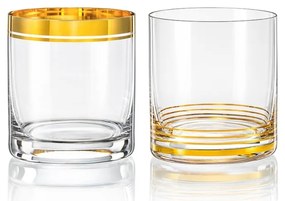 Crystalex - Bohemia Crystal Sklenice na whisky Barline Harmonics 280 ml. 6 ks