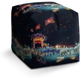 Sablio Taburet Cube Cirkus: 40x40x40 cm