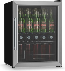 Klarstein Beersafe nápojová chladnička se skleněnými dveřmi | 64 x 48 cm | LED vnitřní osvětlení