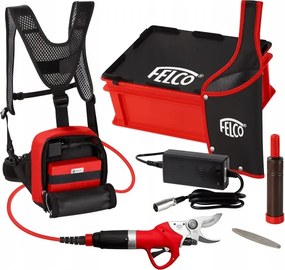 Felco 812+ Zahradní Nůžky S Batohem 2 Baterie V Balení Felco