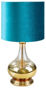 STOLNÍ LAMPA LIMITED COLLECTION LOTOS9 32X61 CM TYRKYSOVÁ