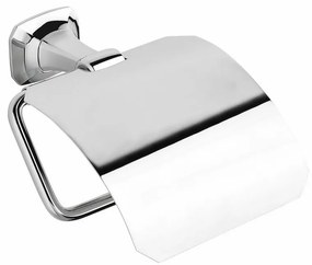 METAFORM AI007 Aida držák toaletního papíru s krytem, stříbrná
