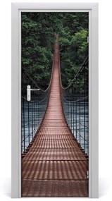 Fototapeta samolepící na dveře visací most 95x205 cm