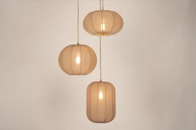Závěsné svítidlo Yapan Dark Taupe Trio