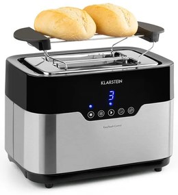 Klarstein Arabica, topinkovač, 920 W, LED displej, dotykové ovládání, nerezová ocel
