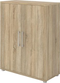 Skříň Modulo 89 x 40 x 113 cm, dveře dřevo, dub sonoma