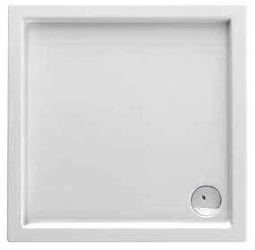 A-Interiéry Akrylátová sprchová vanička nízká - čtverec Malaga N 041B (90x90x5,5 cm) - malagan041b