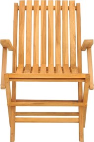 vidaXL Skládací zahradní židle 2 ks 61x67x90 cm masivní teakové dřevo [362758]
