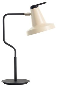 Stolní lampa Garçon, nastavitelné stínidlo béžová/černá