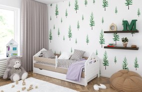 BabyBeds Dětská postel ALA Velikost postele: 160x80 cm, Barevné provedení: Ořech, Úložný prostor: Ano, s úložným prostorem Bílá