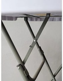 Skládací bistro stolek - průměr 80cm, výška 110cm